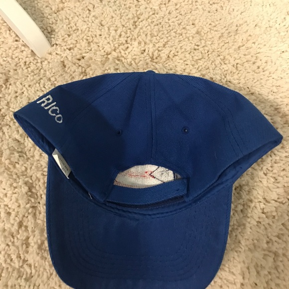 Puerto Rico | Accessories | Puerto Rico Hat Royal Blue Embroidered ...